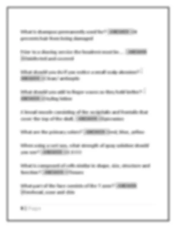 BARBER STATE BOARD FINAL ACTUAL EXAM (NEW UPDATED VERSION) LATEST 2025 ...