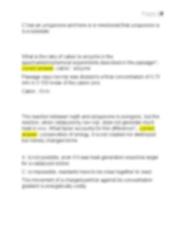 FL 5 AAMC MCAT EXAM OFFICIAL QUESTIONS AND ANSWER KEY (UPDATED AND ...