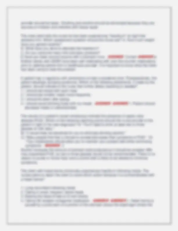 GERD NCLEX Test Exam Questions And Answers Verified 100% Correct ...