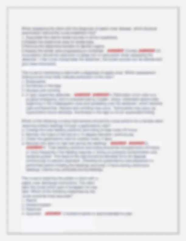 GERD NCLEX Test Exam Questions And Answers Verified 100% Correct ...