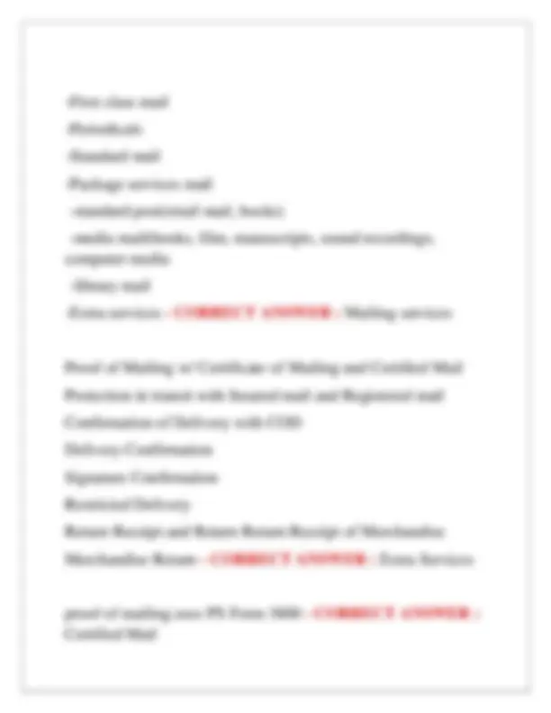 USPS EXAM 421 WINDOW CLERK | LATEST 2024/2025 | WITH QUESTIONS | Exams ...