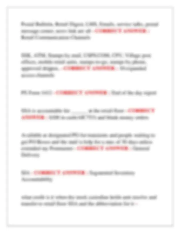 USPS EXAM 421 WINDOW CLERK | LATEST 2024/2025 | WITH QUESTIONS | Exams ...