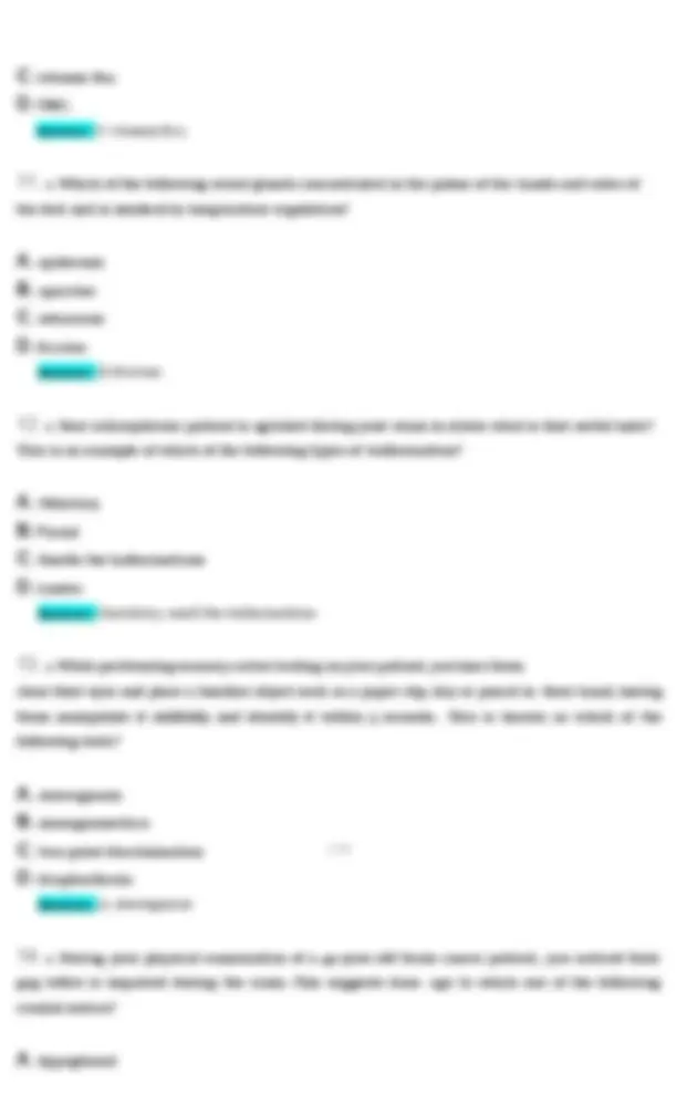 NR 667 Final Exam 2026 | CEA FNP Capstone Practicum Graded A+ PDF | Exams Nursing | Docsity