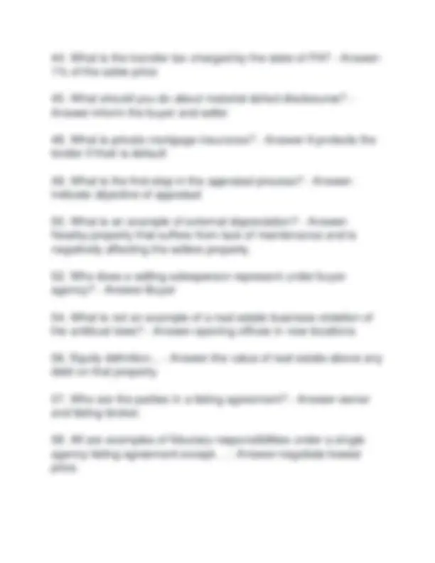 Real Estate Practice Exam Questions and Complete Answers 2026 Latest ...