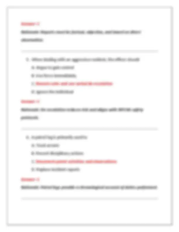 NYC NYCHA Security Officer Exam Full Length Practice Questions And ...