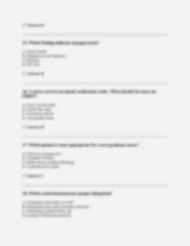 NCLEX-RN Mega Exam Question Answered With Rationale Explained Latest ...