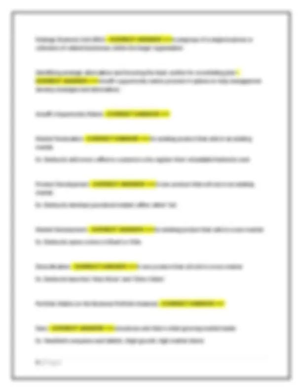 UTA MARK-3321 Exam 1 COMPREHENSIVE QUESTIONS AND VERIFIED ANSWERS ...