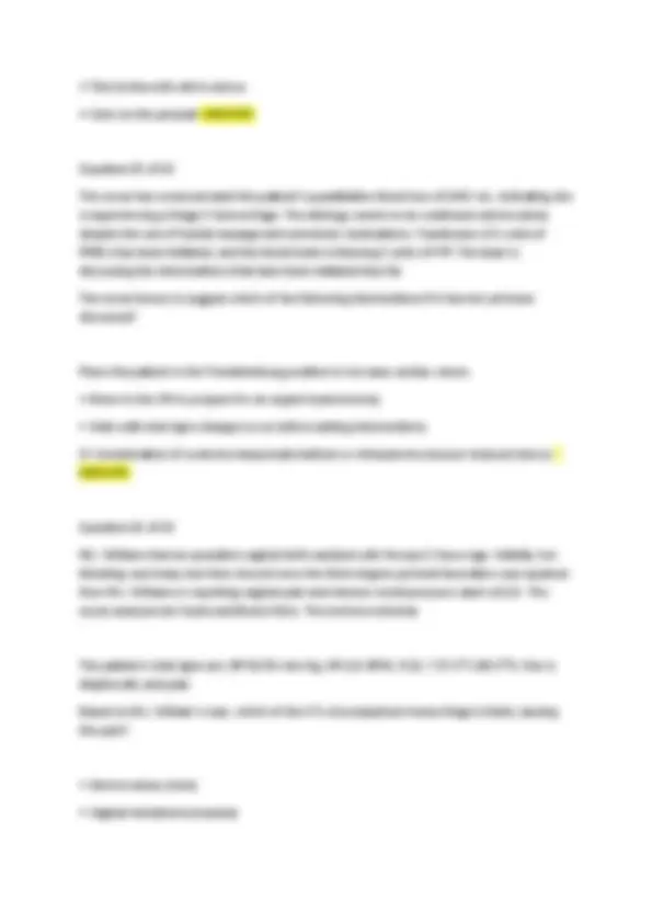 RELIAS- NURSING CARE OF THE PATIENT WITH OBSTETRIC AND POSTPARTUM ...