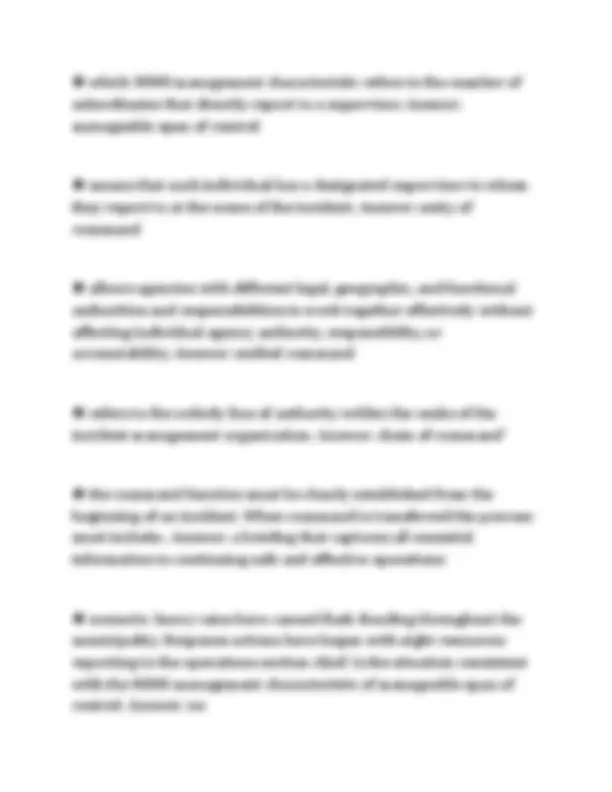 NIMS ICS 200 COMMAND SYSTEM SINGLE RESOURCES PRACTICE SET 2026 FULL ...