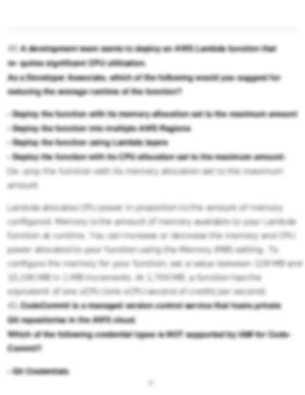AWS CDA Certified Developer Associate Practice Exam (Latest 2026 / 2027 ...