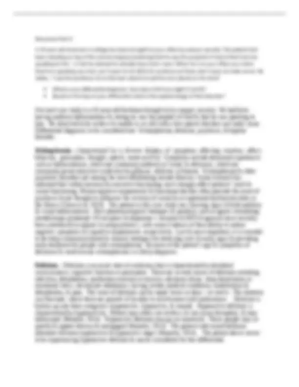 NR 507 Week 7 Threaded Discussions and Quiz Part 1, 2 & 3 PDF | Exams Nursing | Docsity