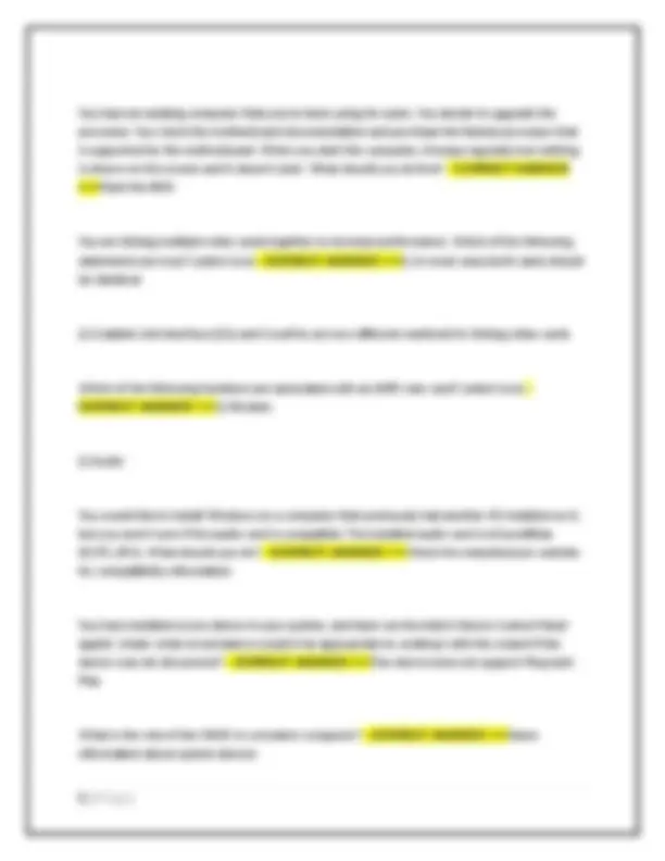 TESTOUT PC PRO A+ CERTIFICATION FINAL 2025 EXAM LATEST VERSIONS ...