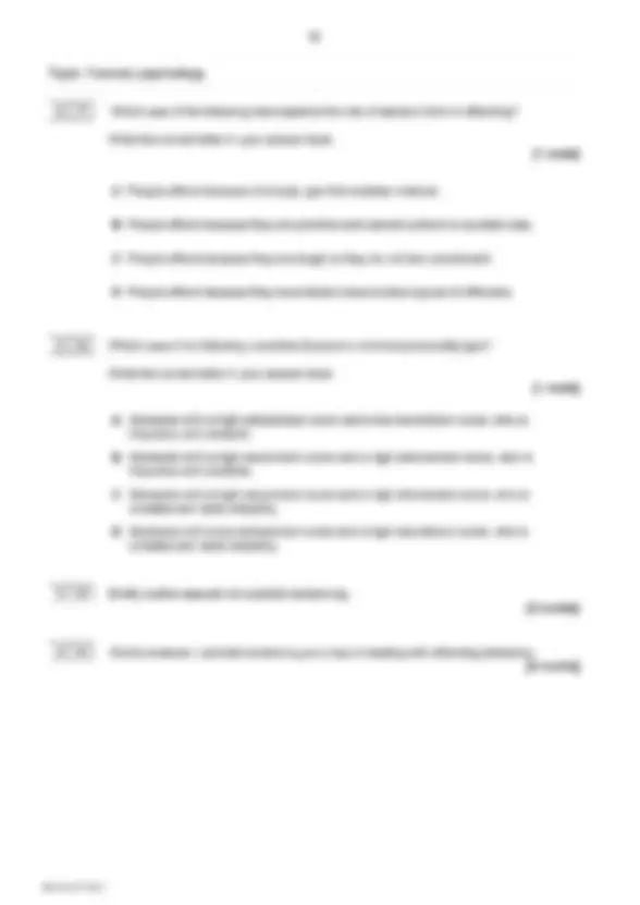 2025 AQA A-LEVEL PSYCHOLOGY Paper 3 Issues and Options in Psychology ...