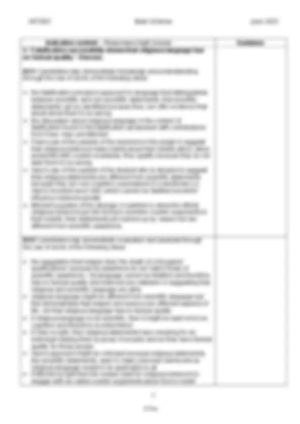 2025 OCR A Level RS H573/01: Philosophy of Religion Exam + Mark Scheme ...