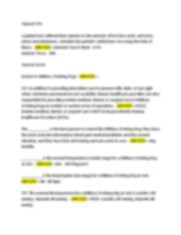Expert Field Medical Badge (EFMB) Written Test – Questions and Answers ...