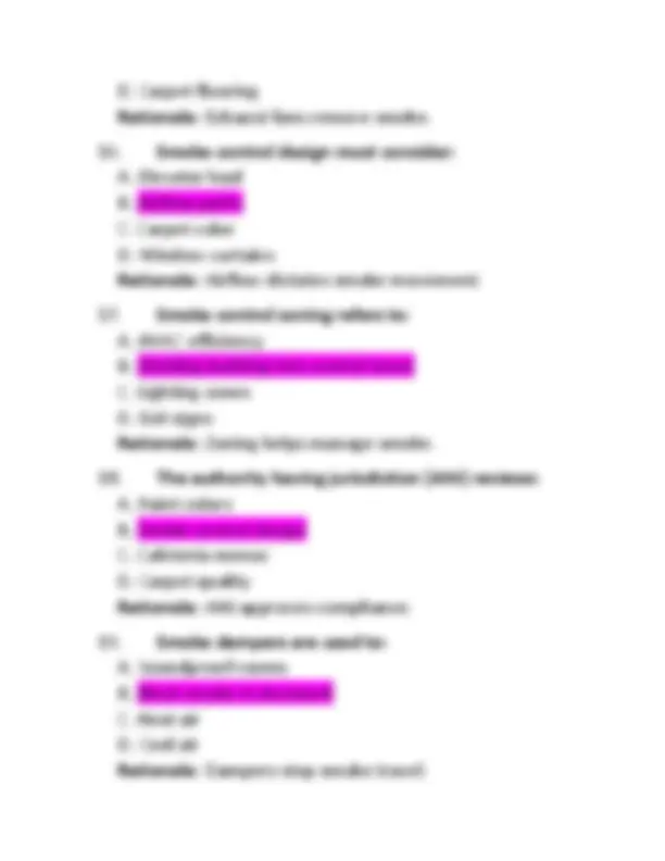 NFPA 92 — Smoke Control Systems | Exams Control Systems | Docsity