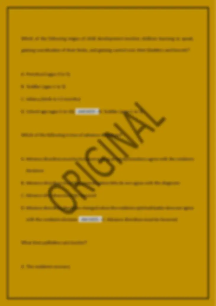CHAPTER 6 CNA EXAM QUESTIONS WITH COMPLETE SOLUTIONS GUARANTEED PASS ...