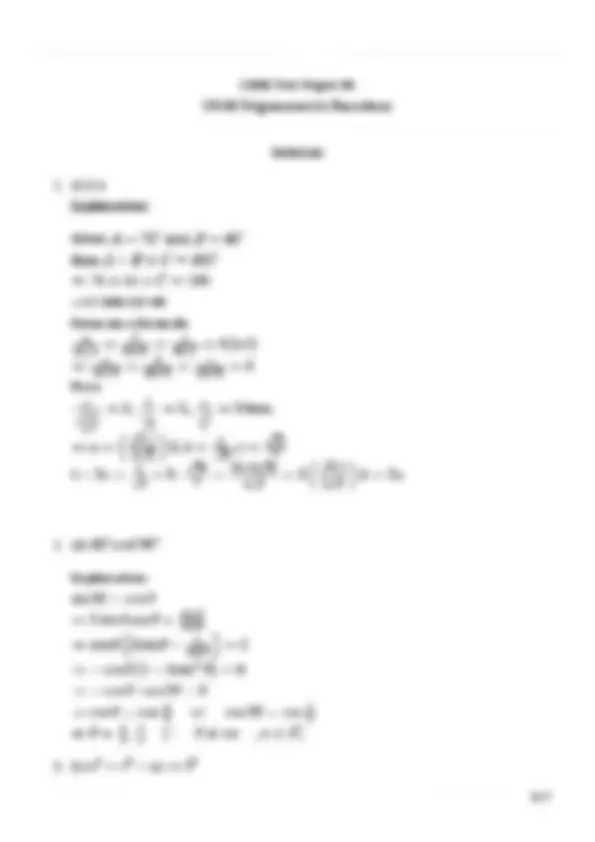 These are the most important questions of trigonometry which are ...