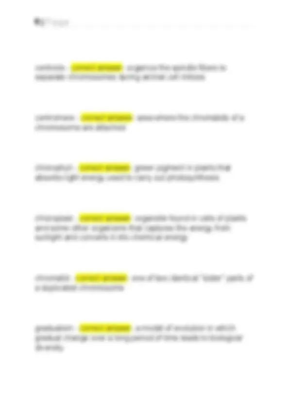 BIOLOGY EOC REVIEW 2026 UPDATED EXAM QUESTIONS AND ANSWERS ALREADY ...