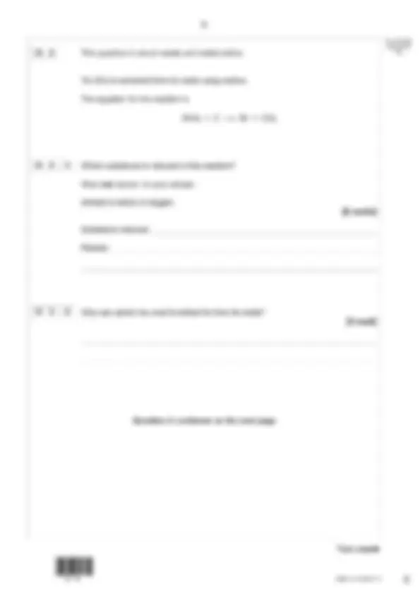 2025 AQA GCSE COMBINED SCIENCE: TRILOGY CHEMISTRY 8462/1H Paper 1 ...