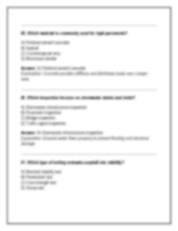 APWA CPII Certified Public Infrastructure Inspector Actual Questions ...