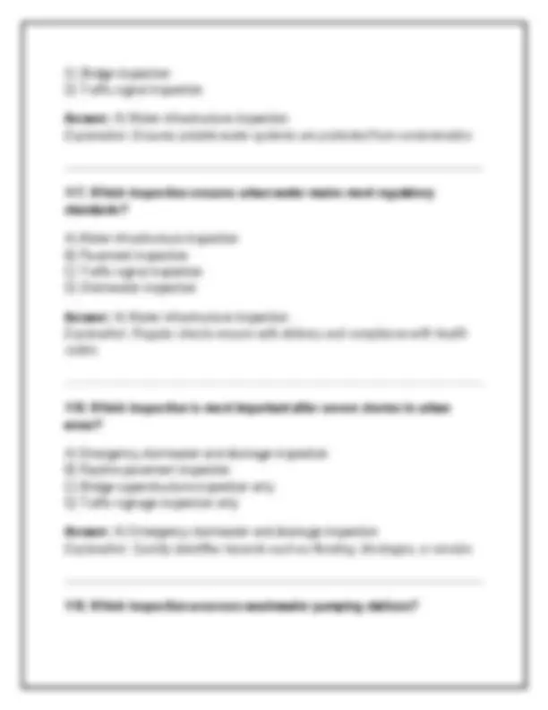 APWA CPII Certified Public Infrastructure Inspector Actual Questions ...