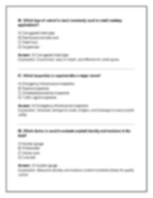 APWA CPII Certified Public Infrastructure Inspector Actual Questions ...