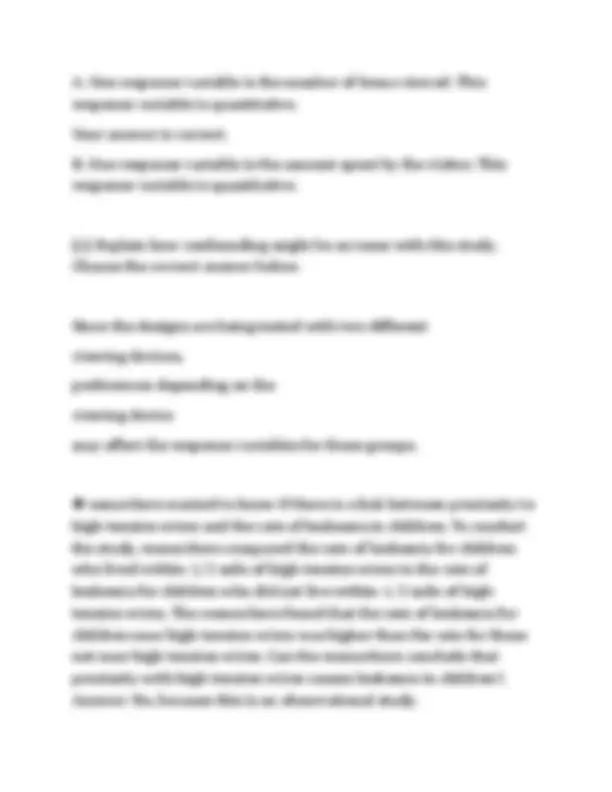 MATH 120 INTRODUCTION TO STATISTICS LIME SPRING COMPREHENSIVE TEST ...