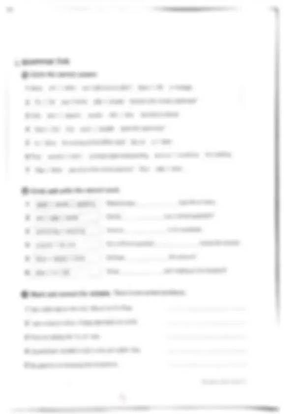 ejercicios de repaso inglés 1 ESO unit 3 Macmillan | Resúmenes de ...