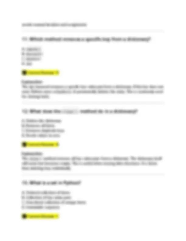 WGU D522 OA OBJECTIVE ASSESSMENT (LATEST UPDATE) PYTHON FOR IT ...