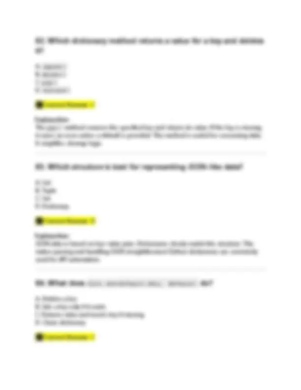 WGU D522 OA OBJECTIVE ASSESSMENT (LATEST UPDATE) PYTHON FOR IT ...