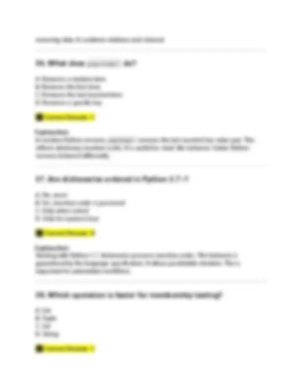 WGU D522 OA OBJECTIVE ASSESSMENT (LATEST UPDATE) PYTHON FOR IT ...