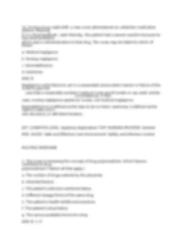 Test Bank for Pharmacology and the Nursing Process, 10th Edition by ...