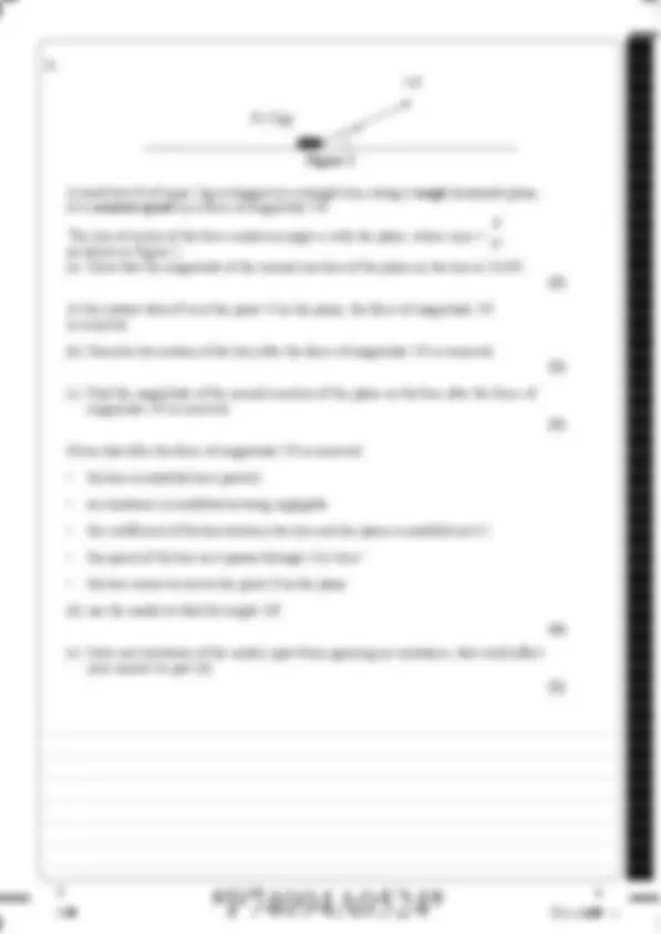 PEARSON A LEVEL MATHEMATICS PAPER 32 MECHANICS COMBINED QUESTION PAPER ...