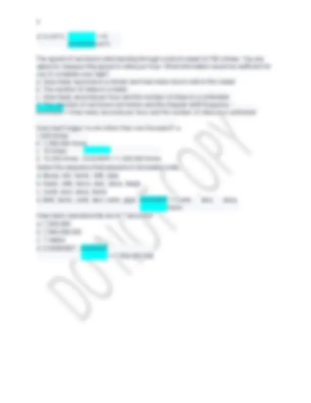 Edelman Understanding Ultrasound Physics question (with 100% correct ...
