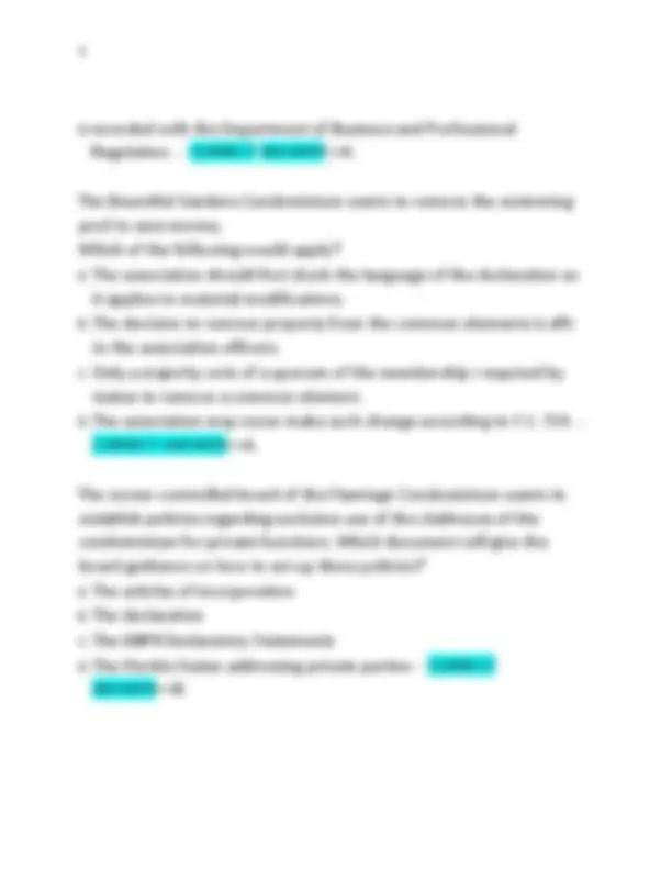 FL CAM PRACTICE EXAM QUESTIONS WITH COMPLETE 2026 SOLUTIONS GUARANTEED ...