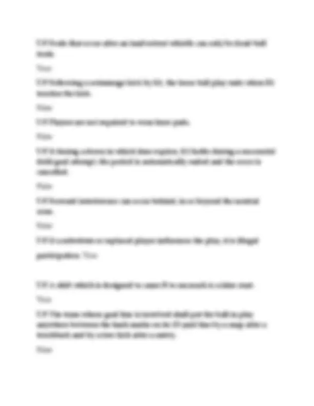 NFHS Football Exam 2026: 100+ Rules Questions with Correct Answers ...
