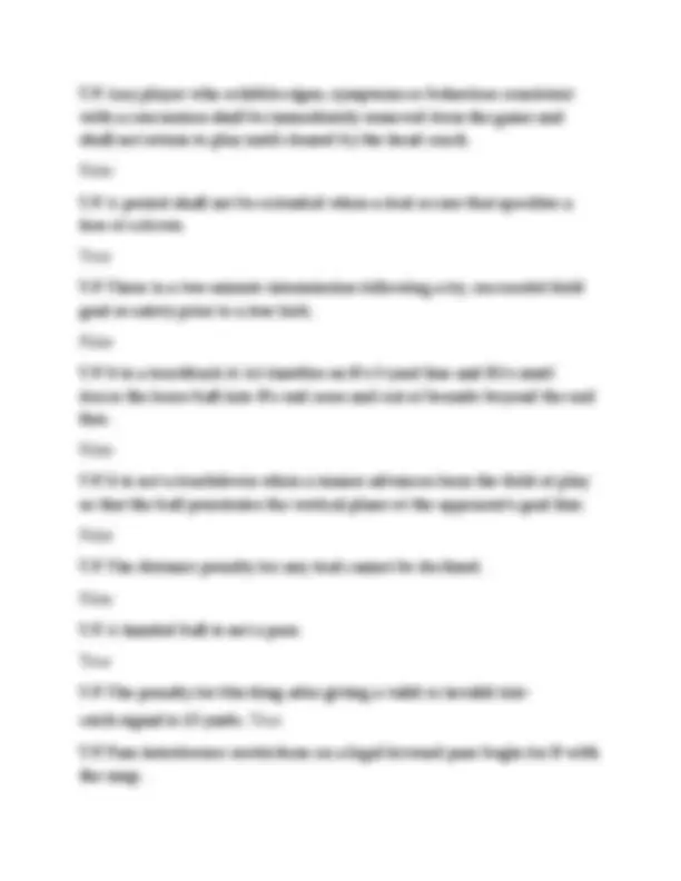 NFHS Football Exam 2026: 100+ Rules Questions with Correct Answers ...