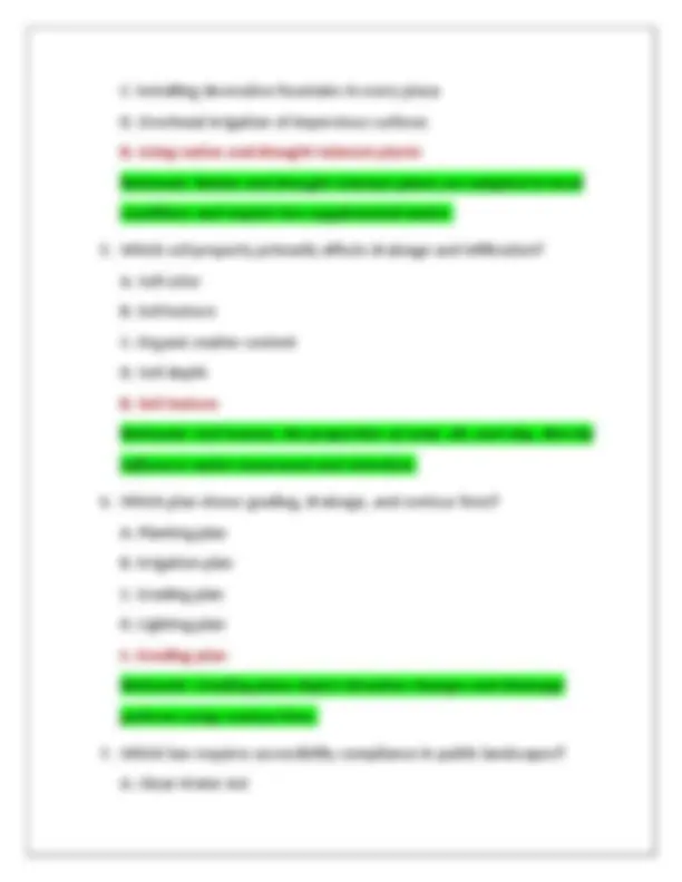 North Carolina Landscape Architect Licensing Examination — Standard ...