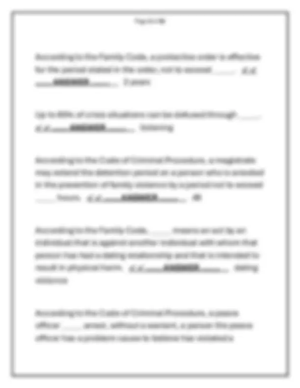 TCOLE BPOC 2026 PRACTICE EXAM QUESTION AND ANSWER | Exams Law | Docsity