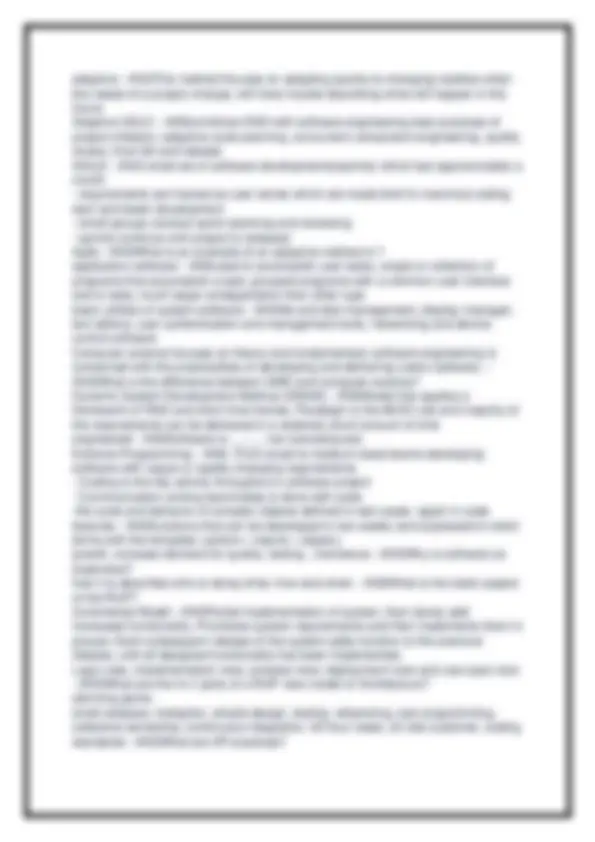 Software Engineering Quiz 1 (Lectures Materials; 2026. | Exams Software ...