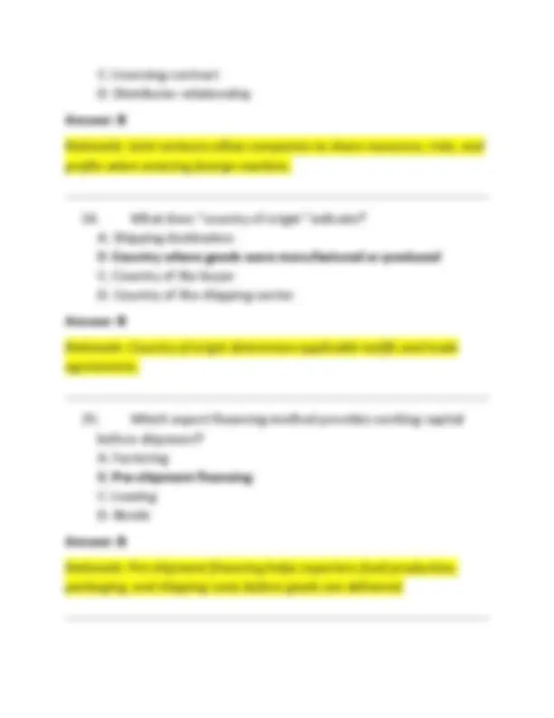 Certified Global Business Professional (CGBP) exam Questions and ...
