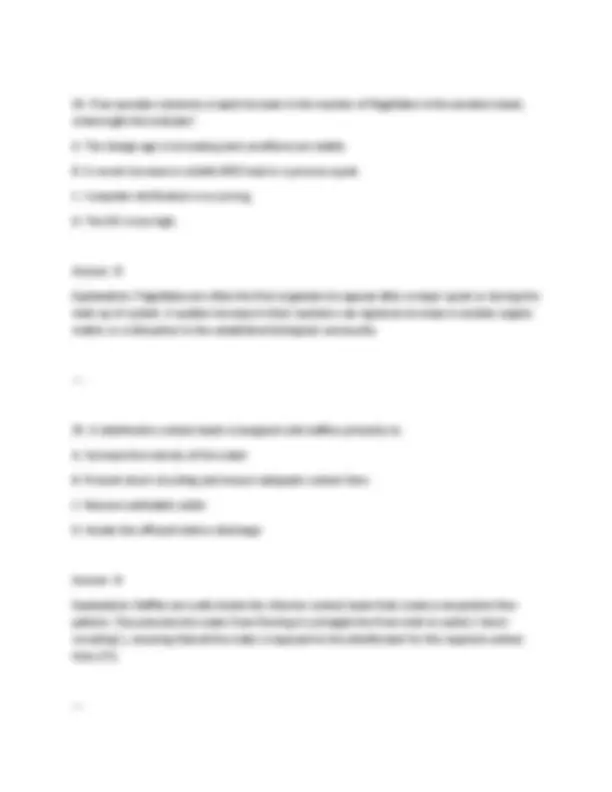 Colorado Wastewater Treatment Operator Class B Exam Practice Questions ...