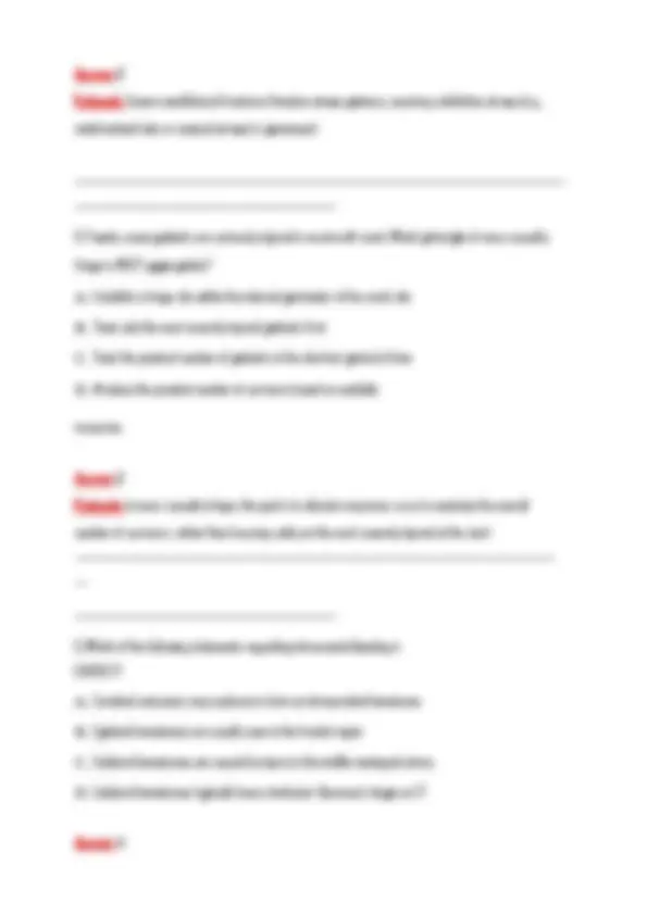 ATLS 10th Edition Post Test 1-4: 100+ Practice Questions & Rationales ...