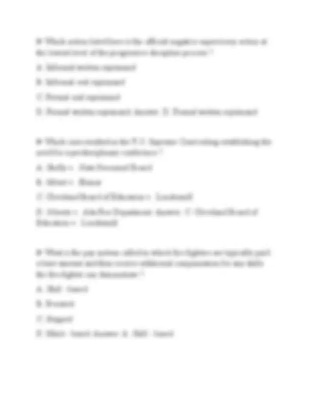 FLORIDA FIRE OFFICER 2 REVIEW FINAL TEST PAPER 2026 200 PLUS REAL ...