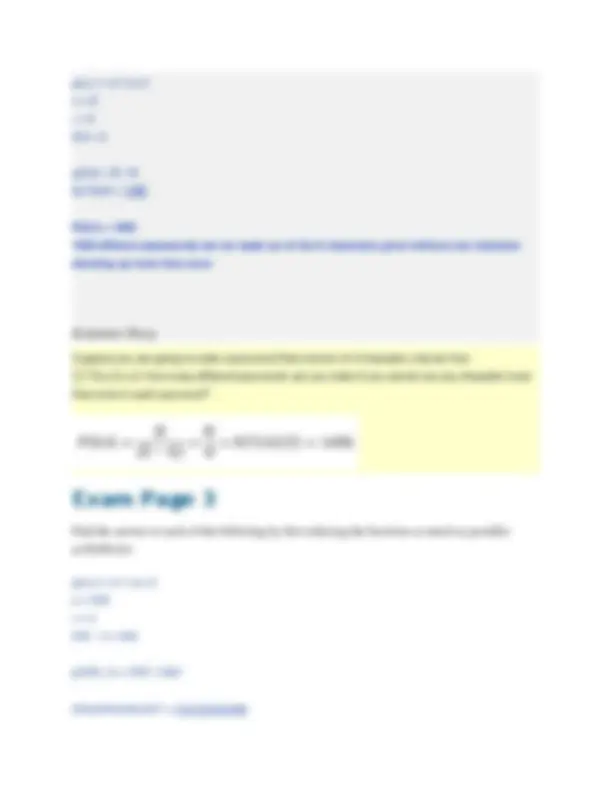 MATH 110 Module 3 Exam (Updated, 2026) / MATH110 Module 3 Exam: Portage ...