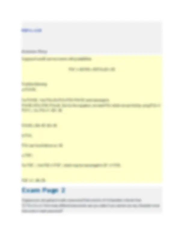 MATH 110 Module 3 Exam (Updated, 2026) / MATH110 Module 3 Exam: Portage ...
