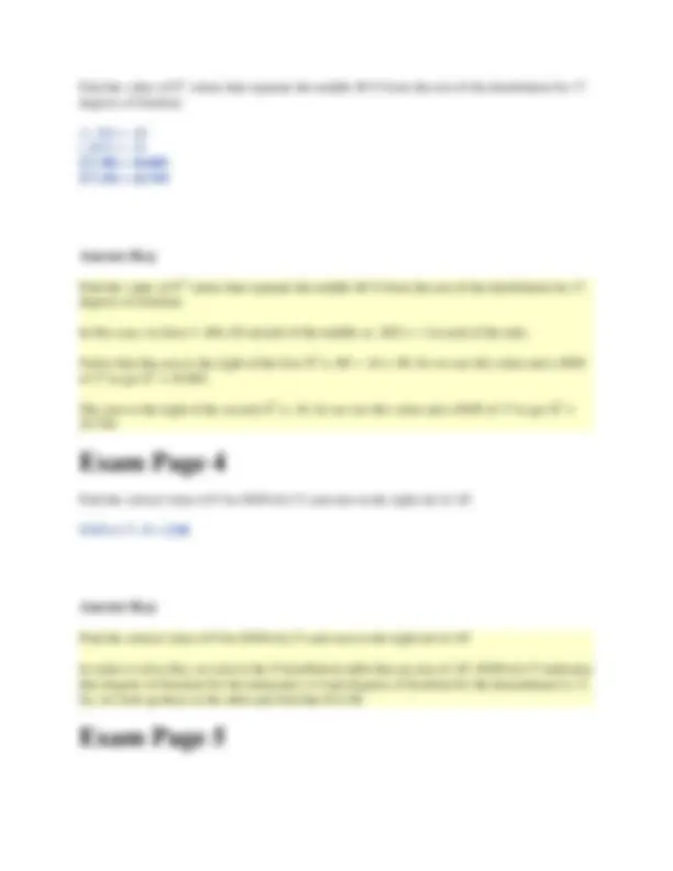 MATH 110 Module 10 Exam (Updated, 2026) / MATH110 Module 10 Exam ...