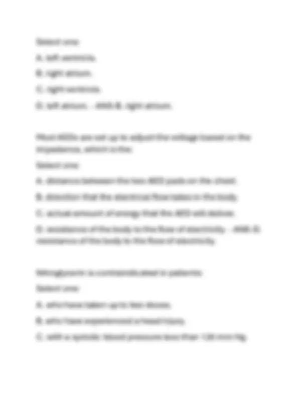 West Coast EMT Block #2 Exam / West Coast EMT Block #2 Exam 2024 ...