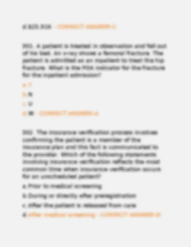 RHIA 2026 Domain 4 Revenue Cycle Management Final Exam ( Updated 2026 ...